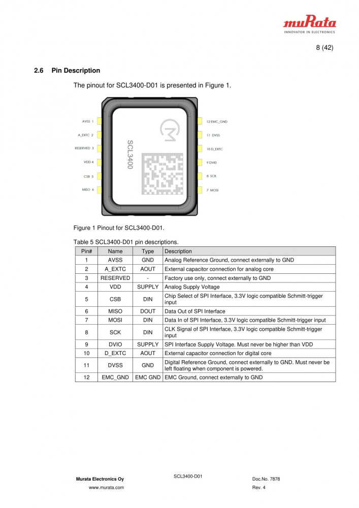 SCL3400-D01 datasheet page 8