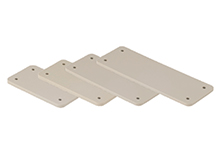 Heavy-Duty Bulkhead Housing Cover, Thermoplastic, with 4 Mounting Screw Holes, with Gasket, Size 10B «57x27», Grey for sale