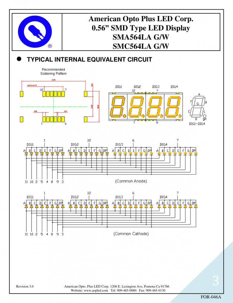 SMA564LA datasheet page 3