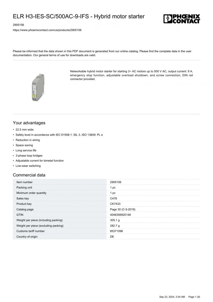 2905156 technical document page 1