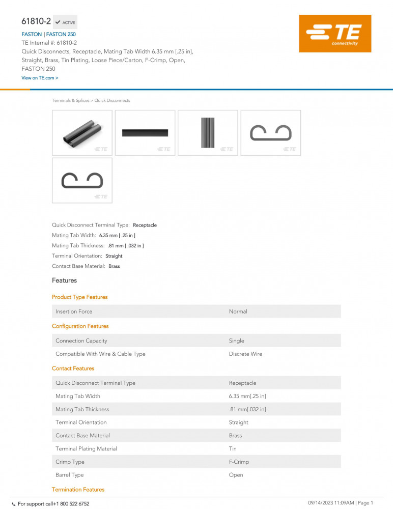 61810-2 technical document page 1