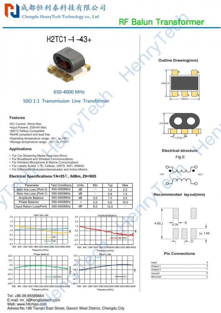 H2TC1-1-43+ technical document page 1