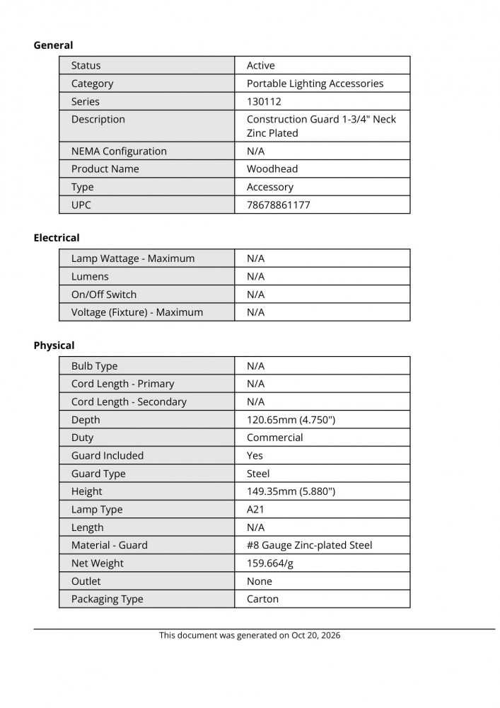 MOLEX 1301120163 product document image 2