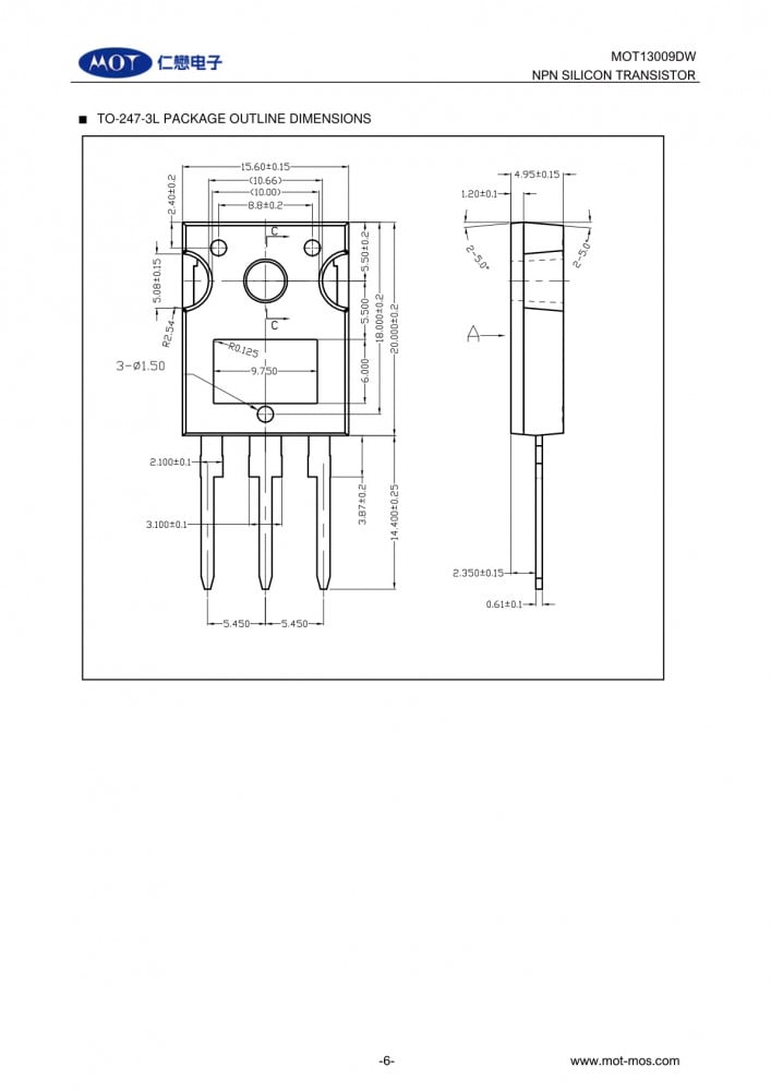 MOT13009DW datasheet page 6
