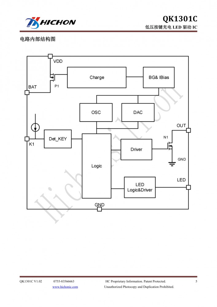 QK1301C datasheet page 5
