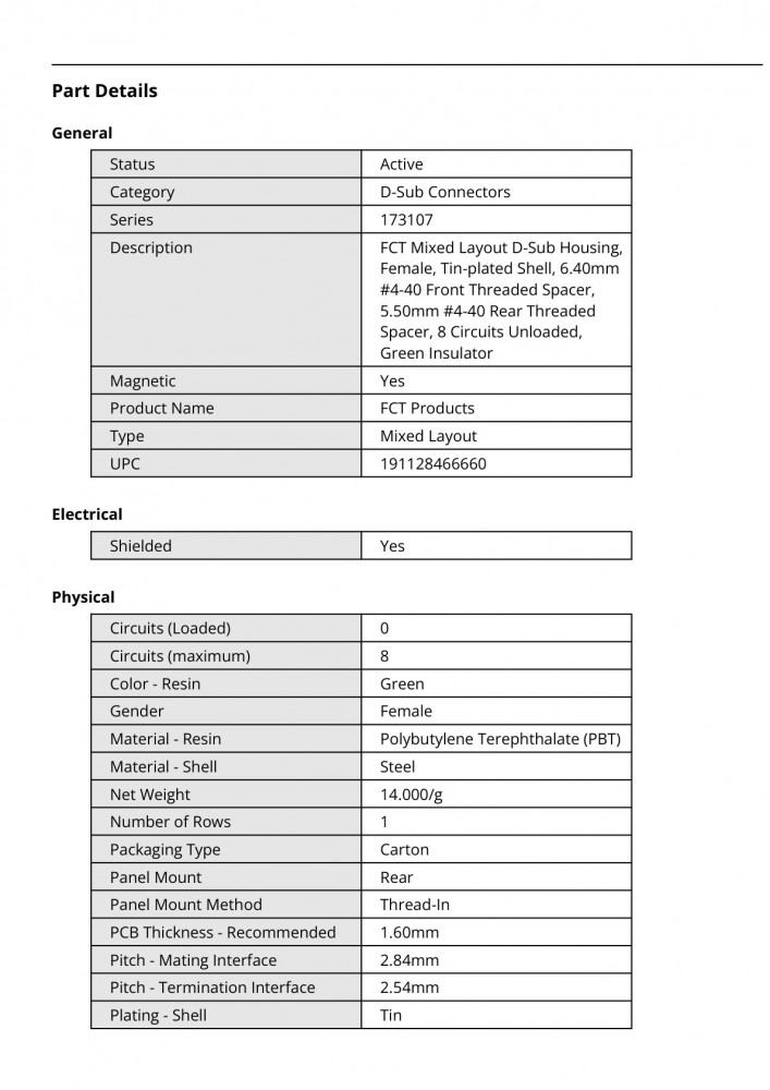 MOLEX 1731070560 document image, page 2