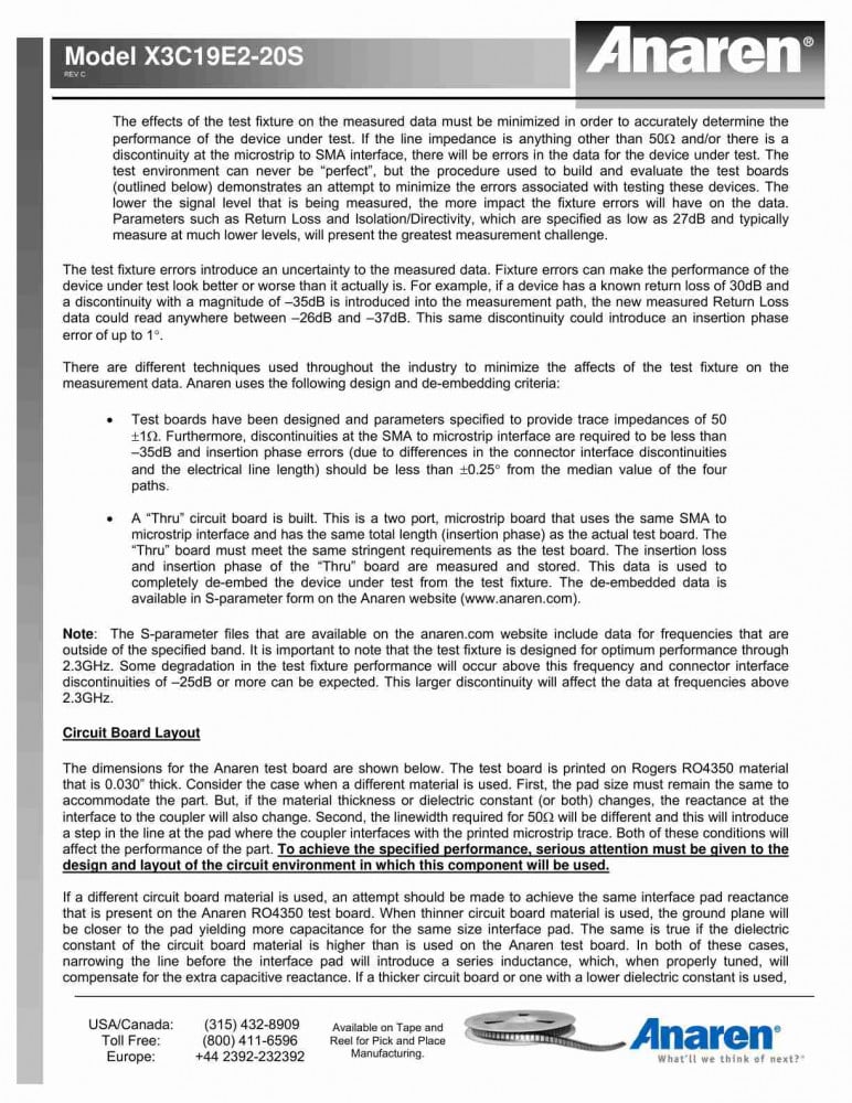 X3C19E2-20S datasheet page 8