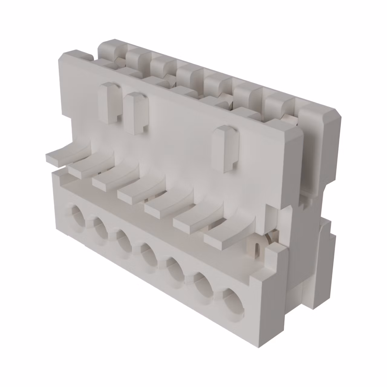 Appli-Mate RAST 2.5 Female Connector, 5.00mm Pitch, 4 Circuits, Position A, B, E, F and H Removed, Open Endwalls for sale