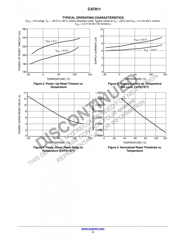CAT811 datasheet page 5