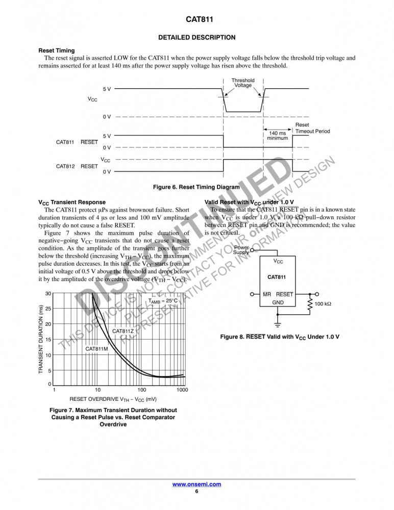 CAT811 datasheet page 6