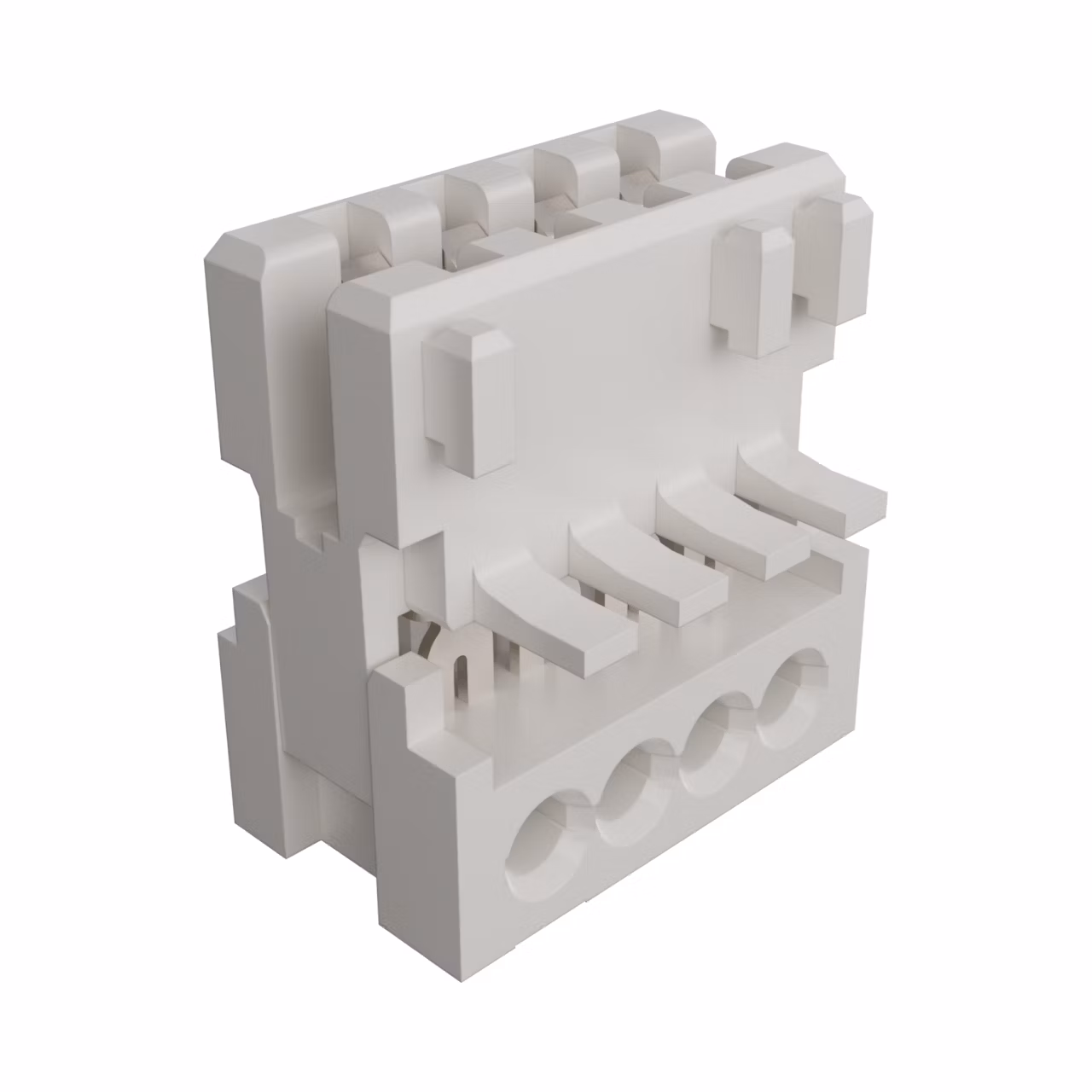 Appli-Mate RAST 2.5 IDT Housing, 2.50mm Pitch, Direct/Indirect, Female, 4 Circuits, Position Keys B and C Removed for sale