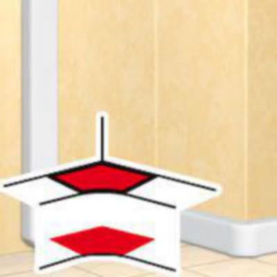 DLP - Clip for DLP universal trunking with 40mm, 65mm or 85mm cover - Secure cable maintenance - Clips on at end of installation