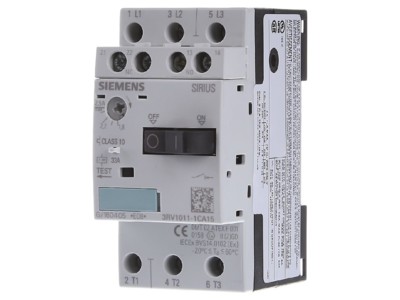 SIEMENS 3RV1011-1CA15 Motor Protective Circuit Breaker for sale