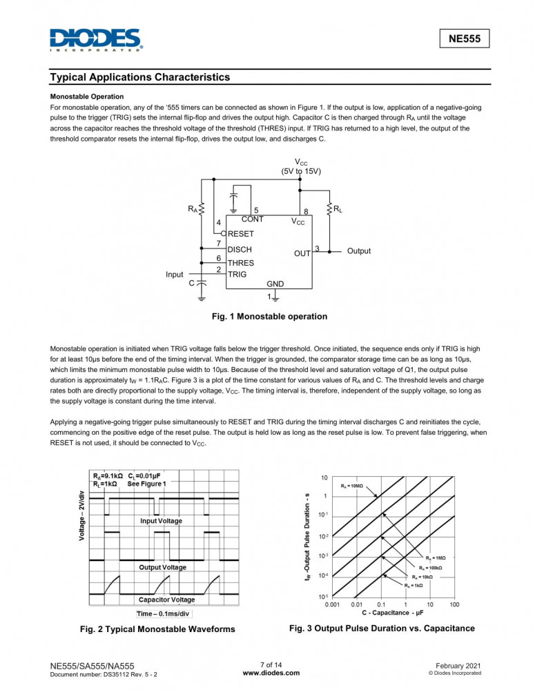 NE555S-13 datasheet page 7