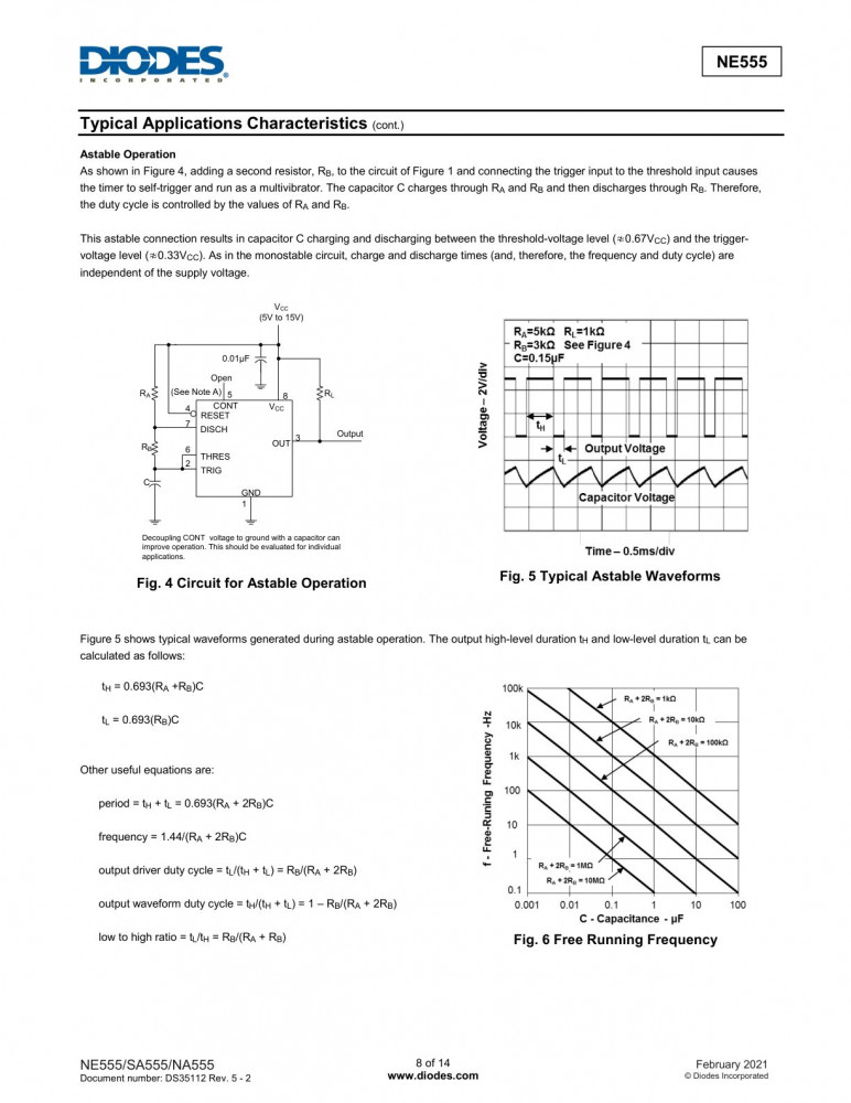 NE555S-13 datasheet page 8