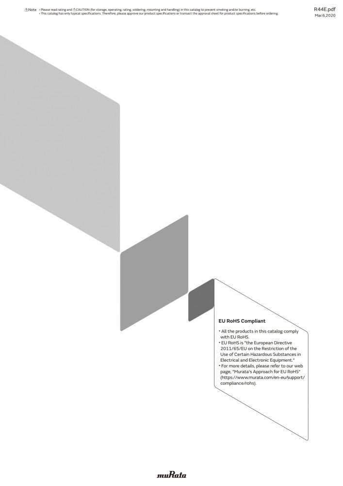 Murata NTC thermistor catalog page 2