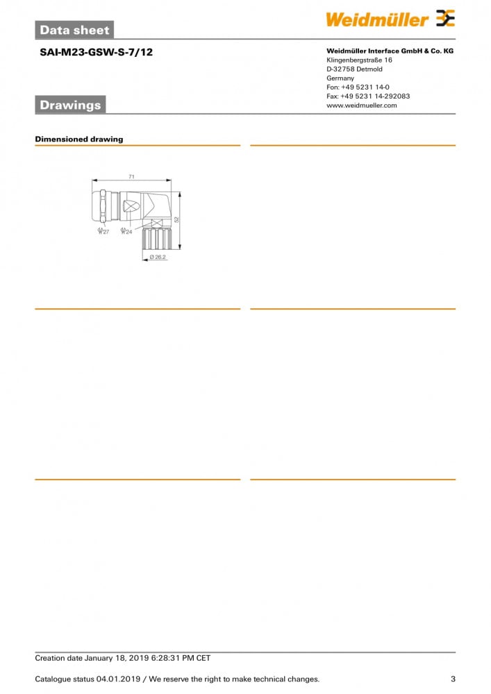 WEIDMULLER 1169920000 documentation page 3