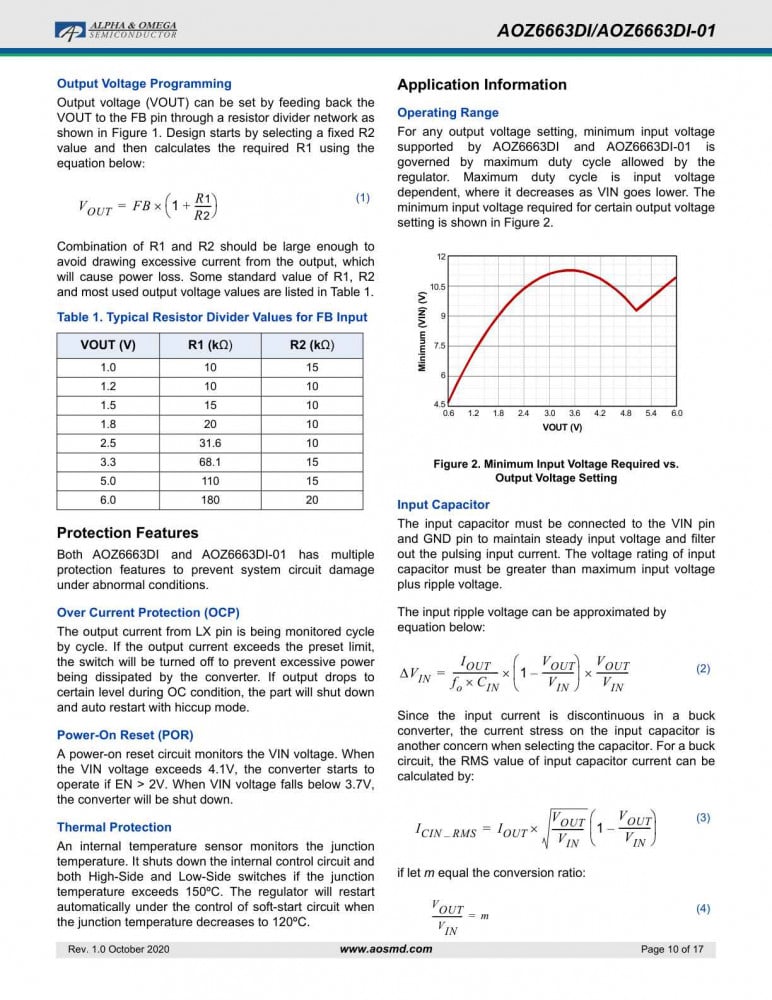 AOZ6663DI datasheet page 10