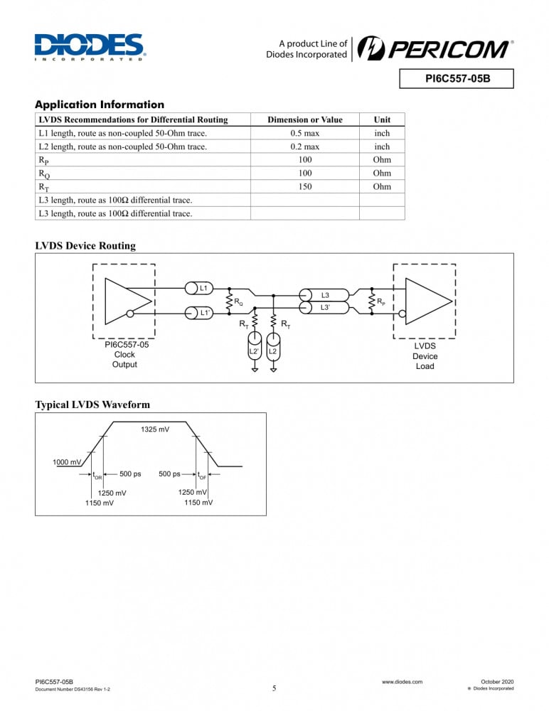 PI6C557-05BLE datasheet page 5