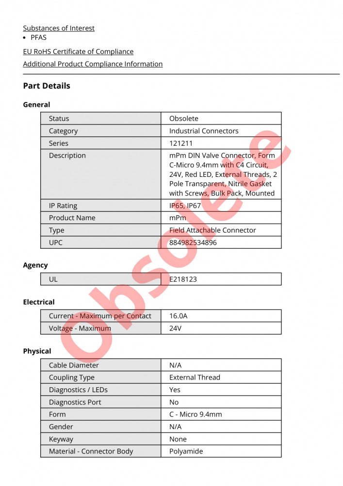 MOLEX 1212110332 technical document preview, page 2