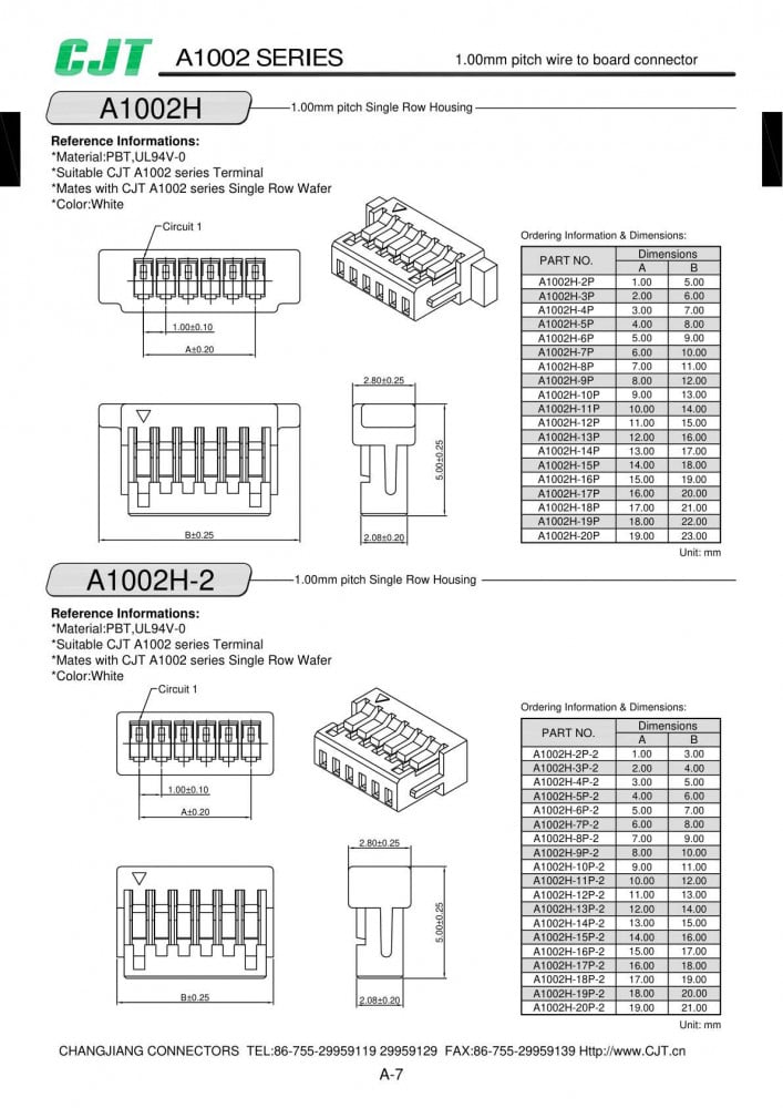 CJT A1002 series datasheet page 4