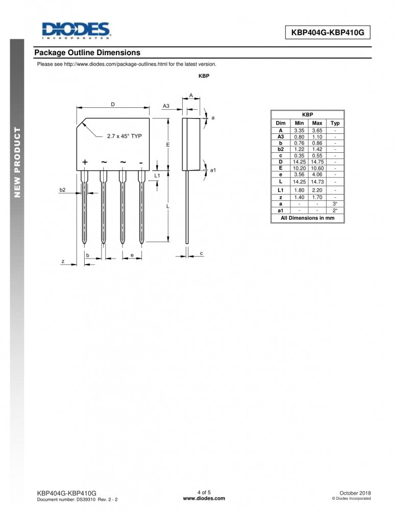 KBP410G datasheet page 4