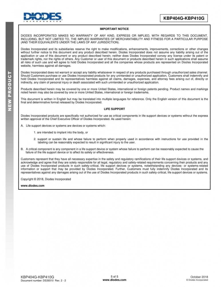 KBP410G datasheet page 5