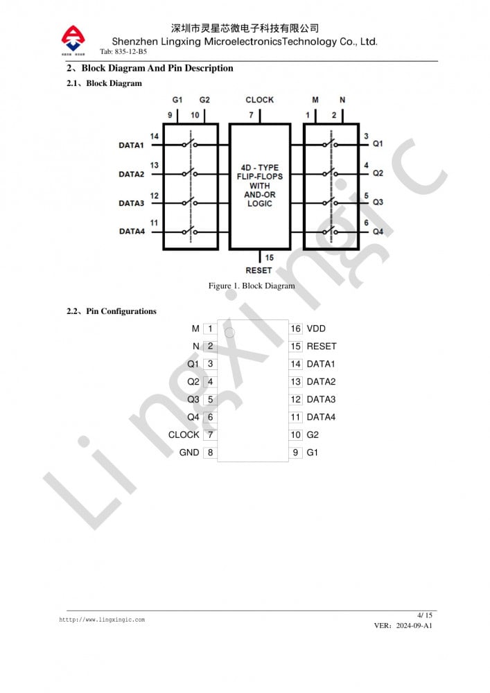 CD4076BE(LX) datasheet page 4