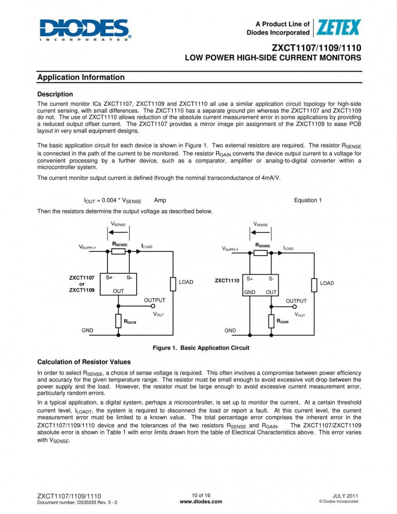 ZXCT1110W5-7 datasheet page 10