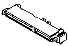 1.27mm Pitch Serial ATA Host Receptacle, Right-Angle, Surface Mount, Mating Height 6.74mm, 0.76µm Gold (Au) Plating, Tray Packaging, 22 Circuits, Lead-Free for sale
