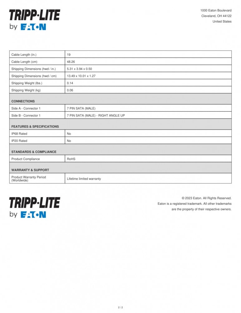 EATON P941-19I product documentation page 2