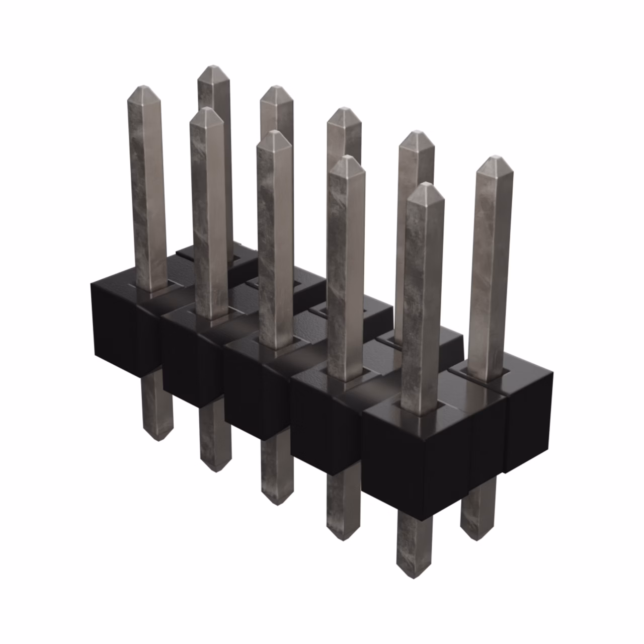 C-Grid Header, 2.54mm Pitch, Through Hole, Dual Row, Vertical, 10 Circuits, 2.54µm Tin (Sn) Plating, Tray Packaging, Lead-Free for sale
