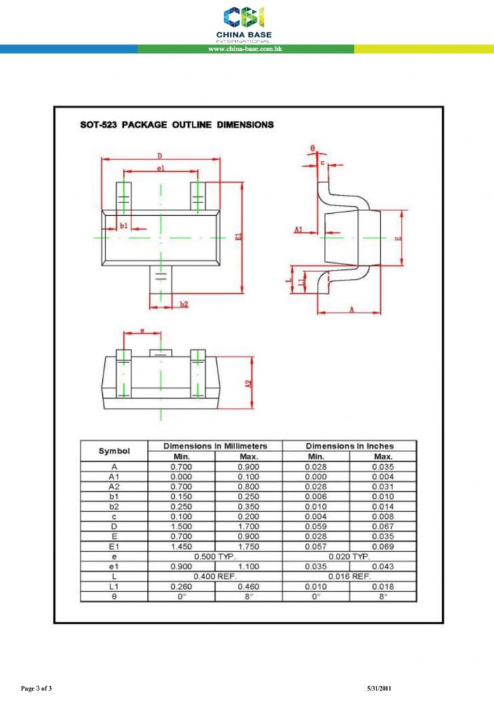 MMBT5551T datasheet page 3