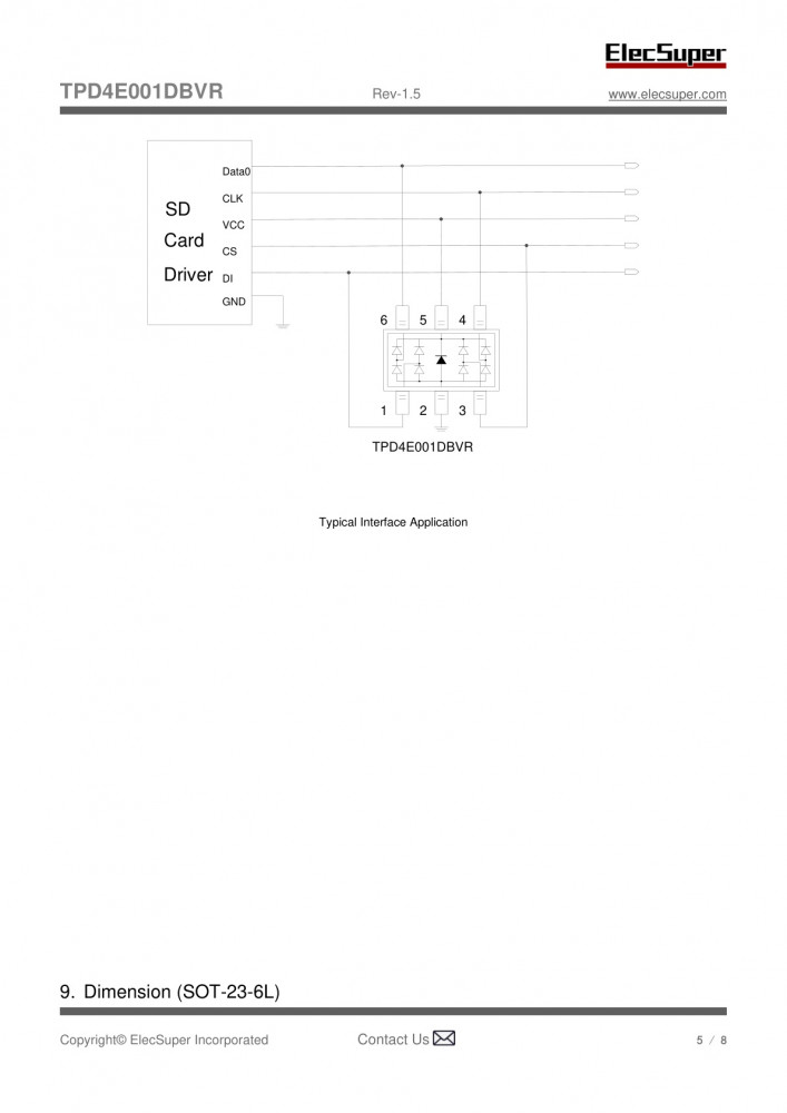 TPD4E001DBVR datasheet page 5