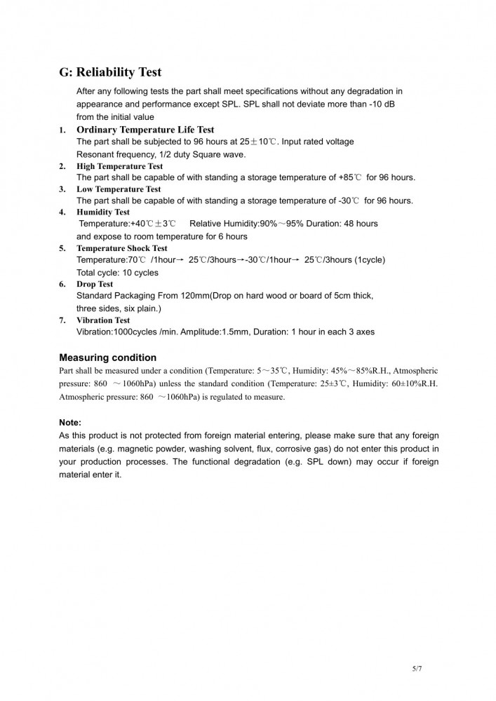 GSC5220YA-12R4000 specification page 5