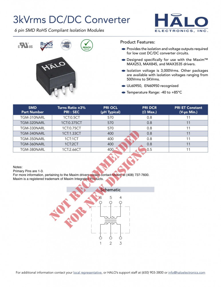 TGMR V6 package drawing