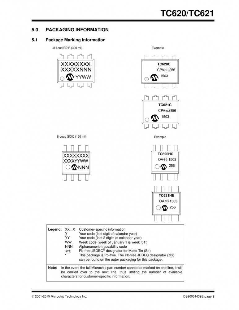 TC620/TC621 datasheet page 9
