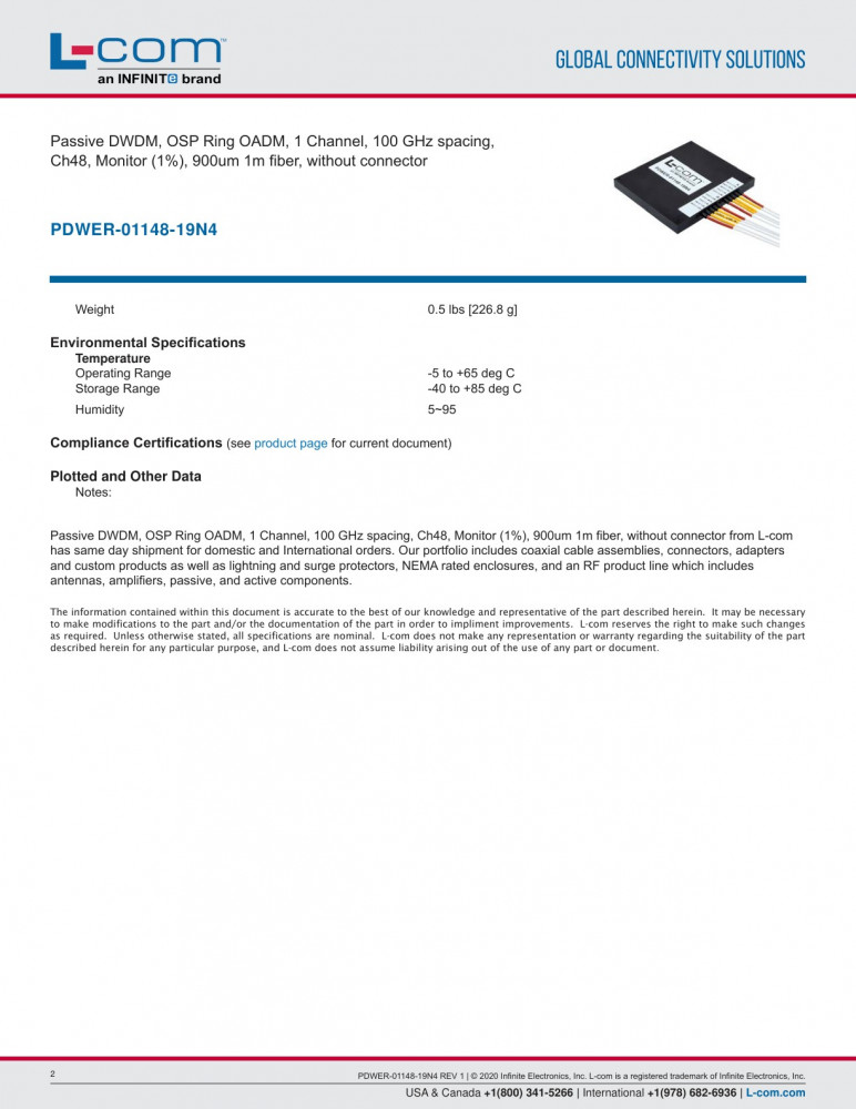 PDWER-01148-19N4 technical document page 2