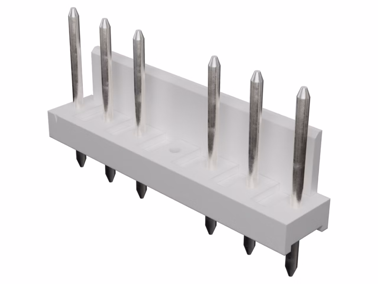 KK Header, Vertical, with Polarizing Backwall, 7 Circuits, Tin (Sn) Plating, Circuit 4 Voided for sale