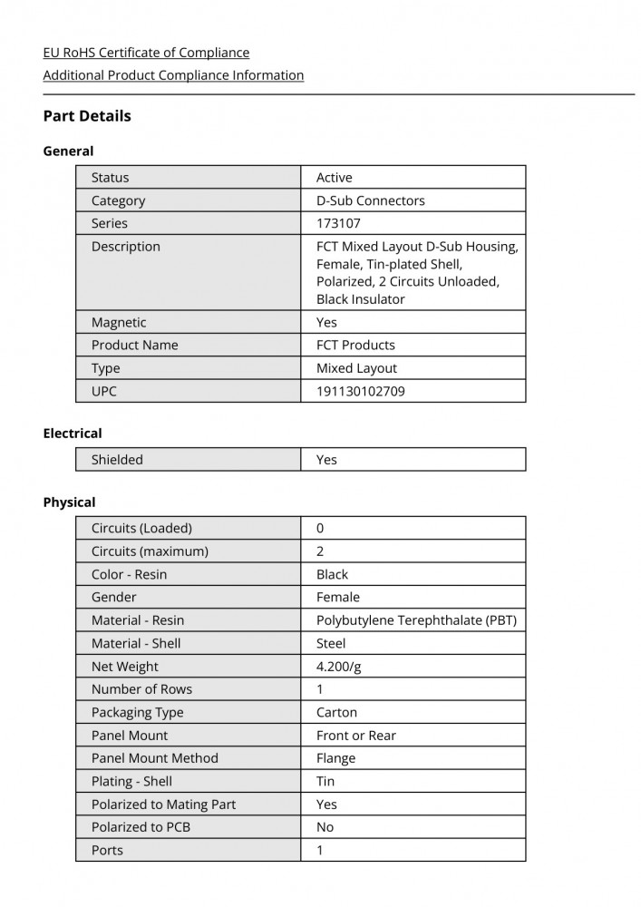 MOLEX 1731070792 drawing preview, page 2