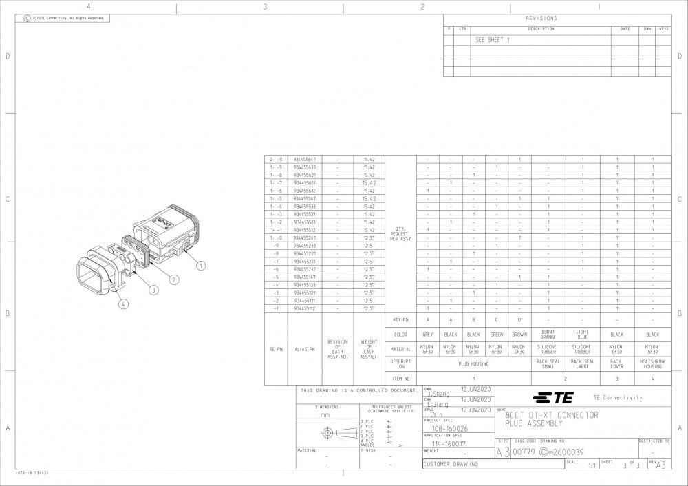934455111 technical drawing sheet 3