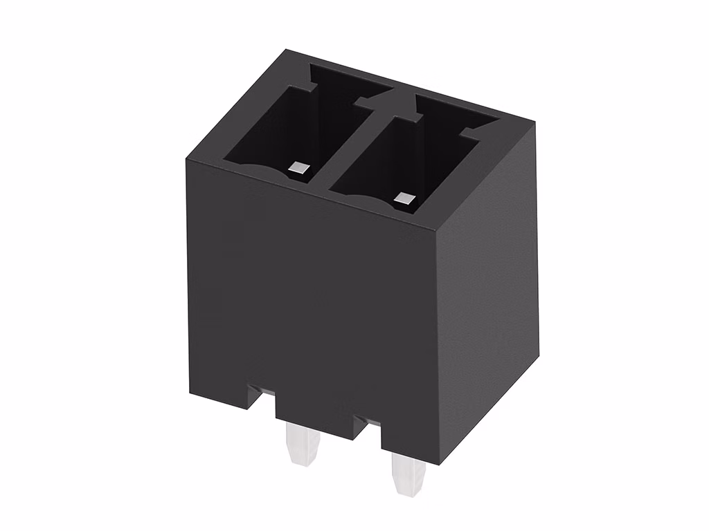 Appli-Mate RAST 2.5 IDT Housing, 5.00mm Pitch, Female, 2 Circuits, Position Keys A & D Removed, Slotted Endwalls, Blue Color Stripe