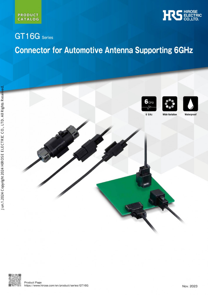 HRS GT16G Series document page 1
