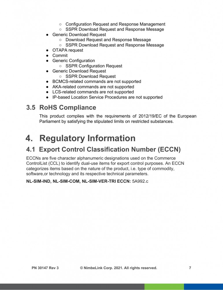 NL-SIM-COM datasheet page 7
