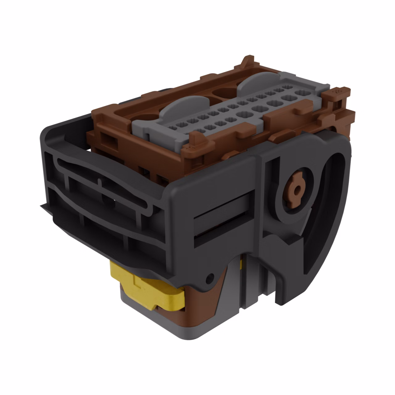 .635mm, 1.50mm, 2.80mm, Power CMC Connector, 28 Circuits, Left Wire Output, Gray Coding, Mat Sealed for sale