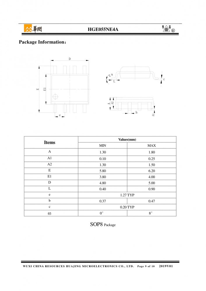 HGE055NE4A datasheet page 9