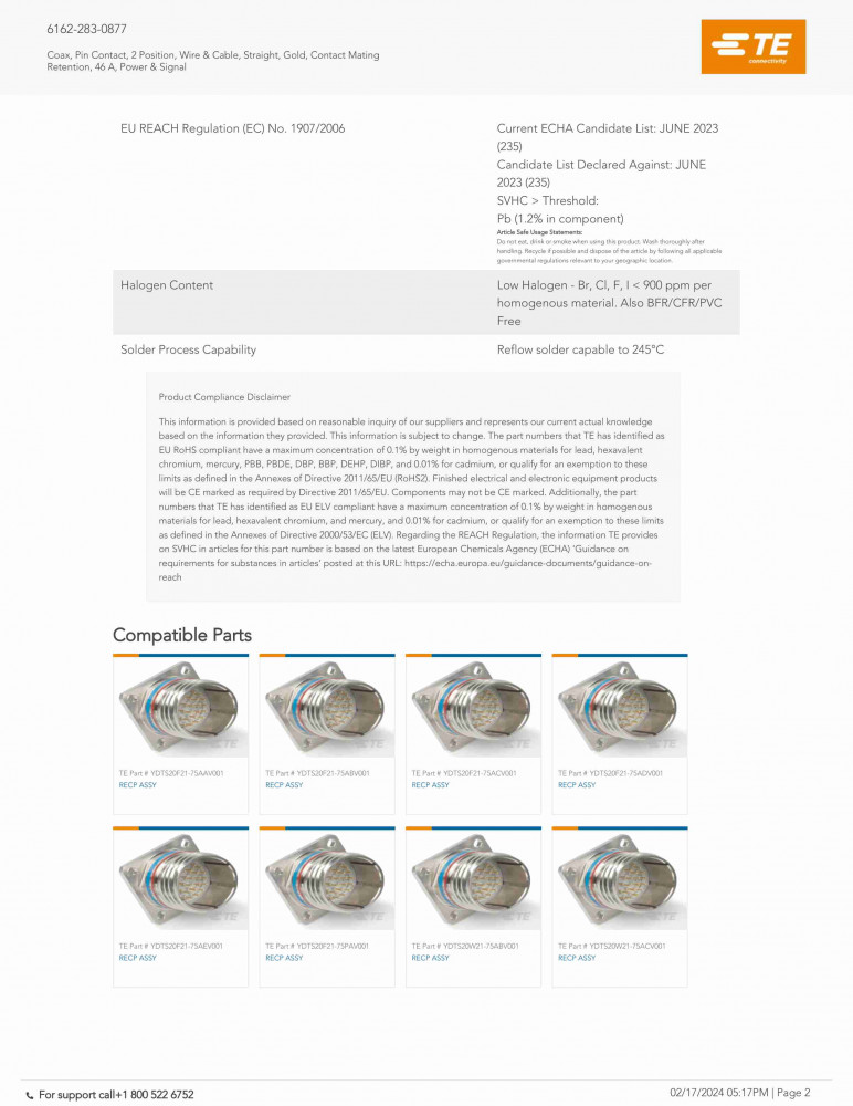 M39029/32-247 technical document page 2