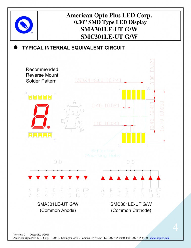 SMC301LE-UT G/W datasheet page 4