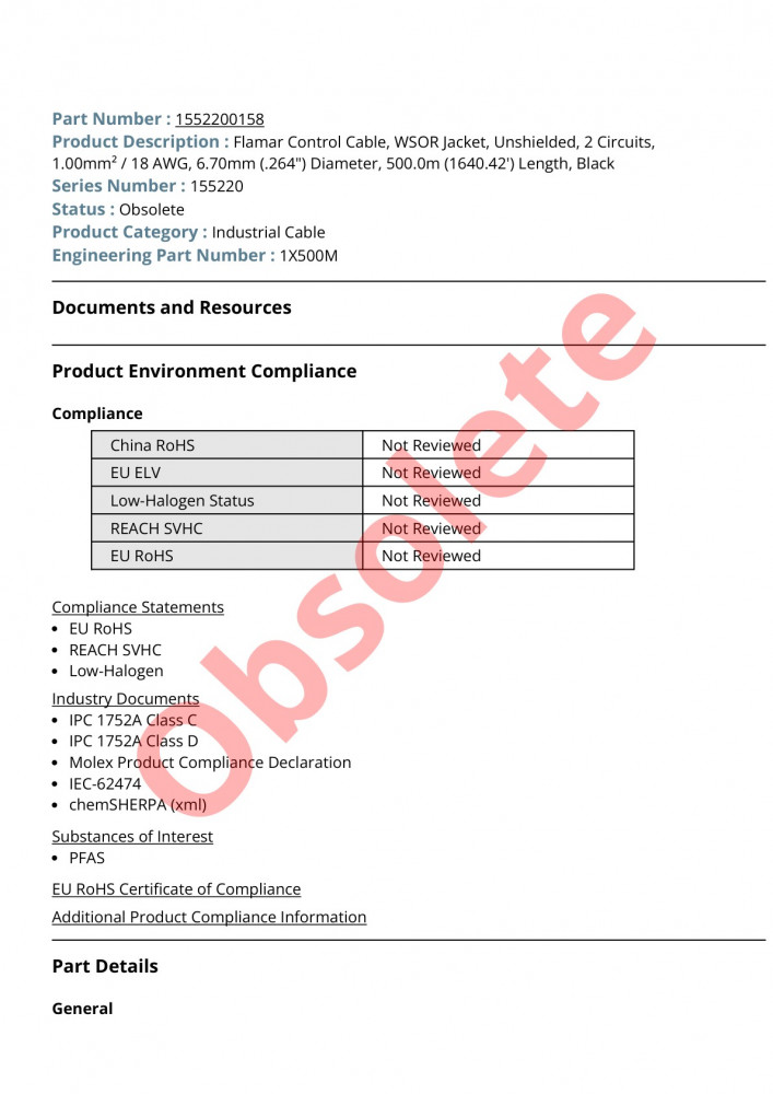 Product document image, page 1