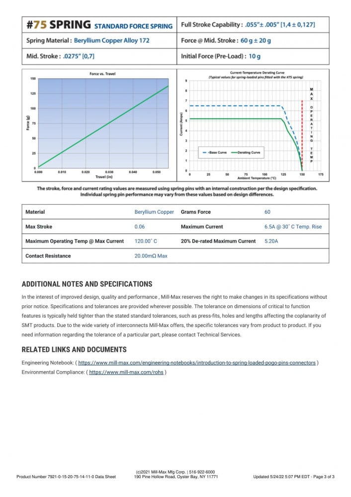 Mill-Max 7921-0-15-20-75-14-11-0 document page 3